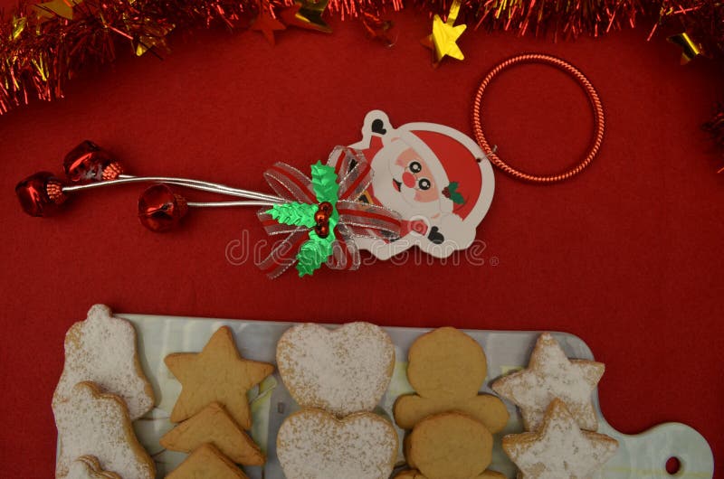 Beautiful Handmade Cookies for Christmas Celebration Stock Image ...