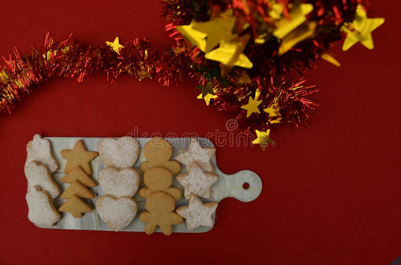 Beautiful Handmade Cookies for Christmas Celebration Stock Photo ...