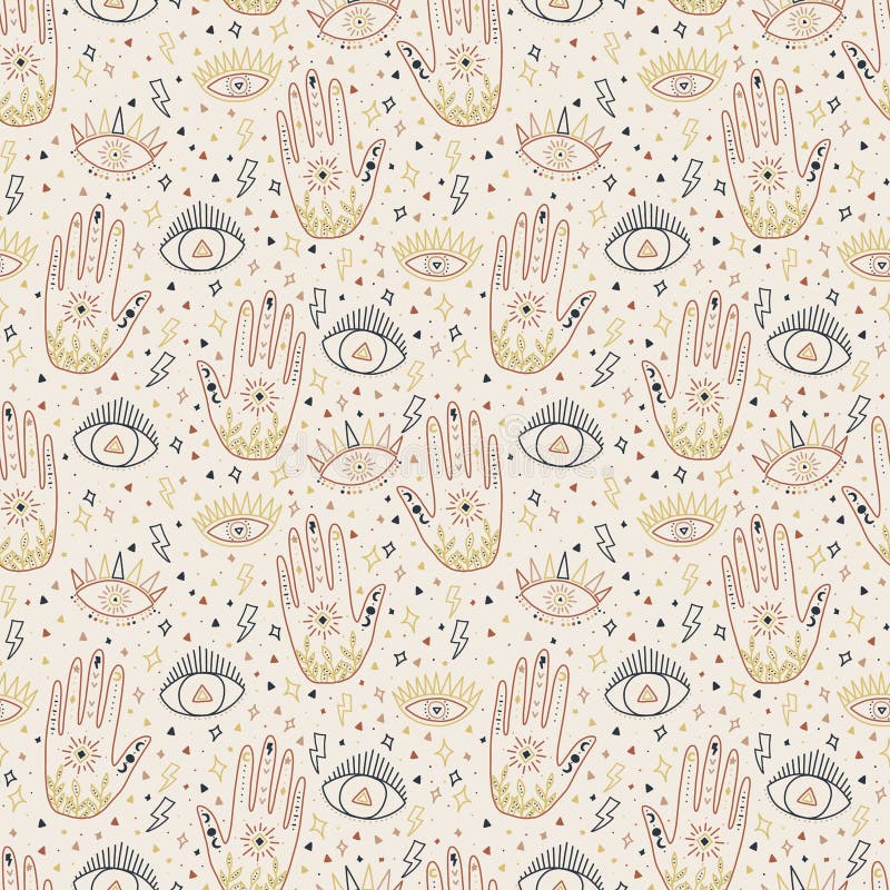 Handmade Pattern with Ethnic Geometric Ornament Stock Vector ...