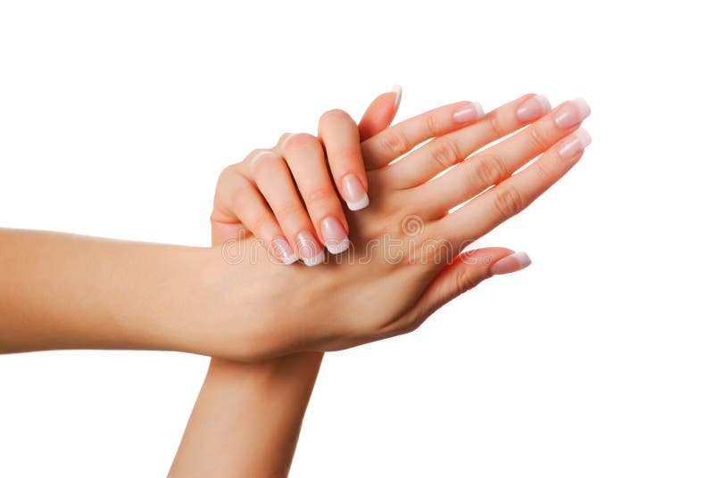 Beautifull woman hand. stock image. Image of skin, fingernail - 2448281
