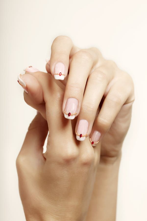 Beautiful Hands with Beautiful Nails Stock Photo - Image of fresh, body ...
