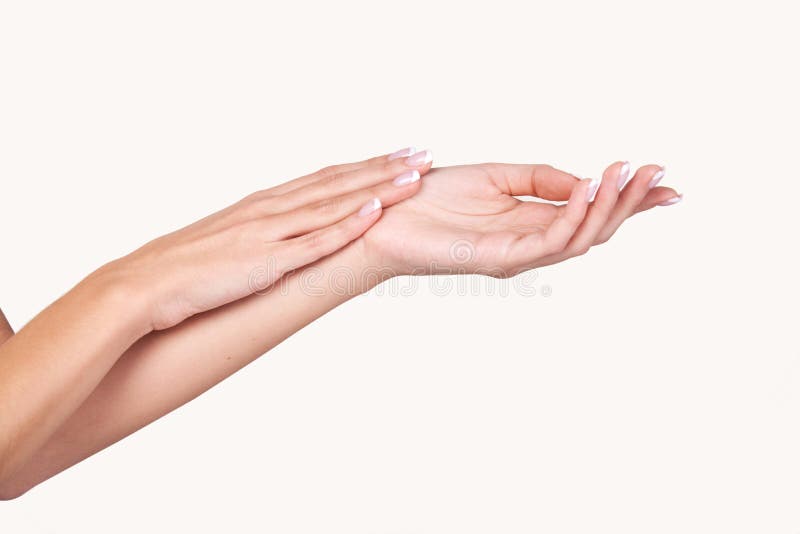 Beautiful hands. stock photo. Image of treatment, human - 36719768