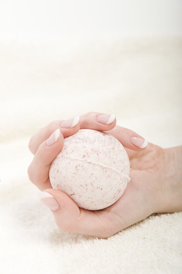 Beautiful Hands with Perfect French Manicure Stock Image - Image of ...