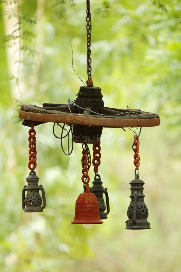 Beautiful Hanging Traditional Lamp Stock Photo - Image of decor ...