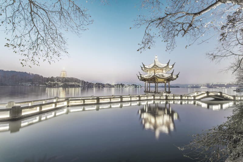 Beautiful Hangzhou stock photo. Image of zhejiang, china - 15586160