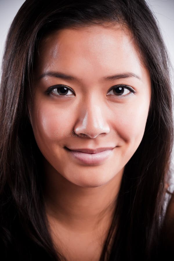 Beautiful Happy Asian Woman Stock Photo - Image of person, emotion ...
