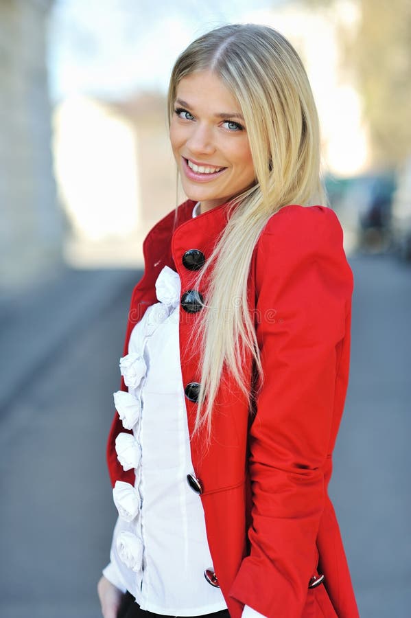 Beautiful Happy Girl Portrait Stock Photo - Image of attractive, close ...