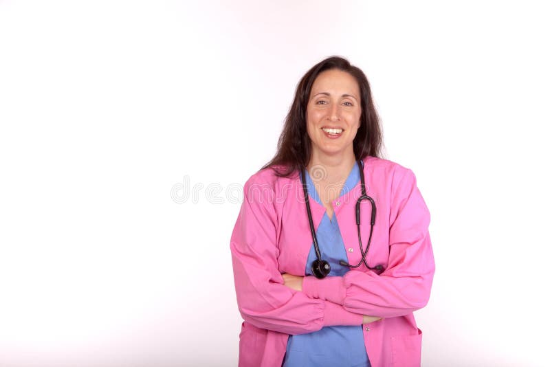 Beautiful Happy Medical Provider Stock Photo - Image of friendly ...