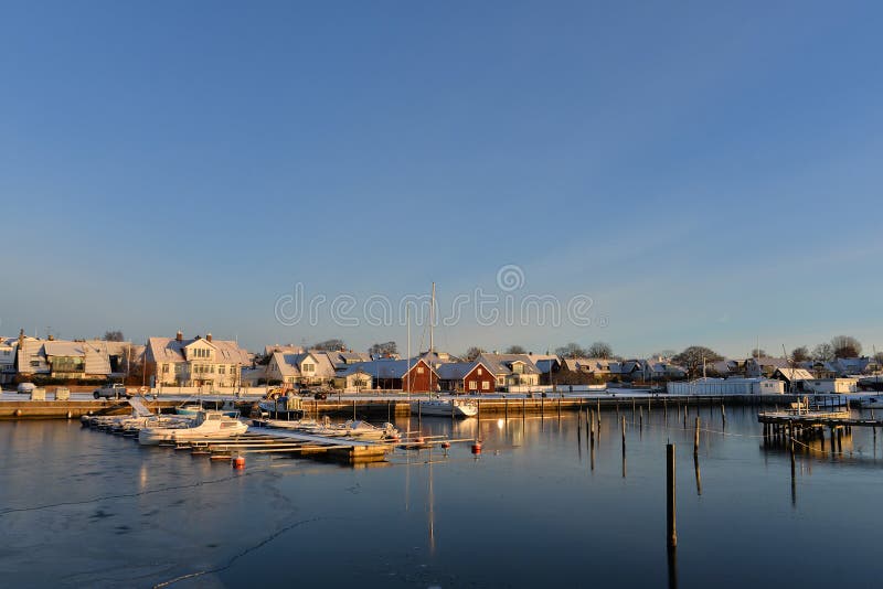 Beautiful harbor stock photo. Image of motorboat, buildings - 55910104