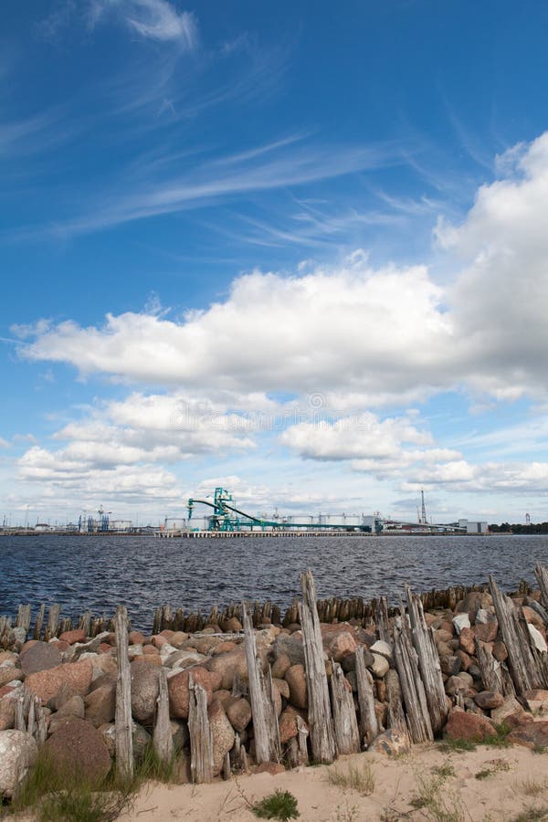 Beautiful harbour view stock image. Image of pier, export - 26373557