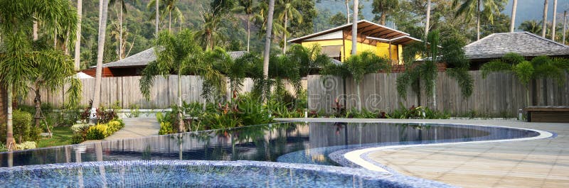 Beautiful Health Resort stock image. Image of holiday - 7827311