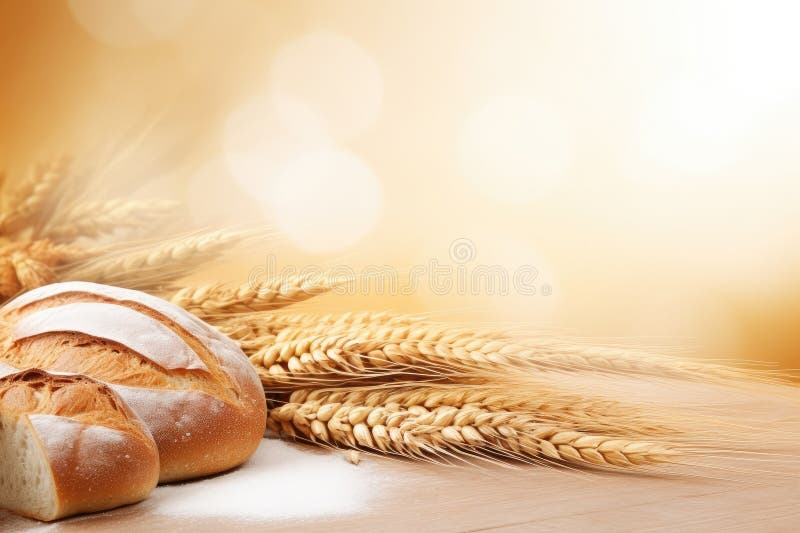 Beautiful, Healthy and Healthy Bread Stock Photo - Image of flour ...