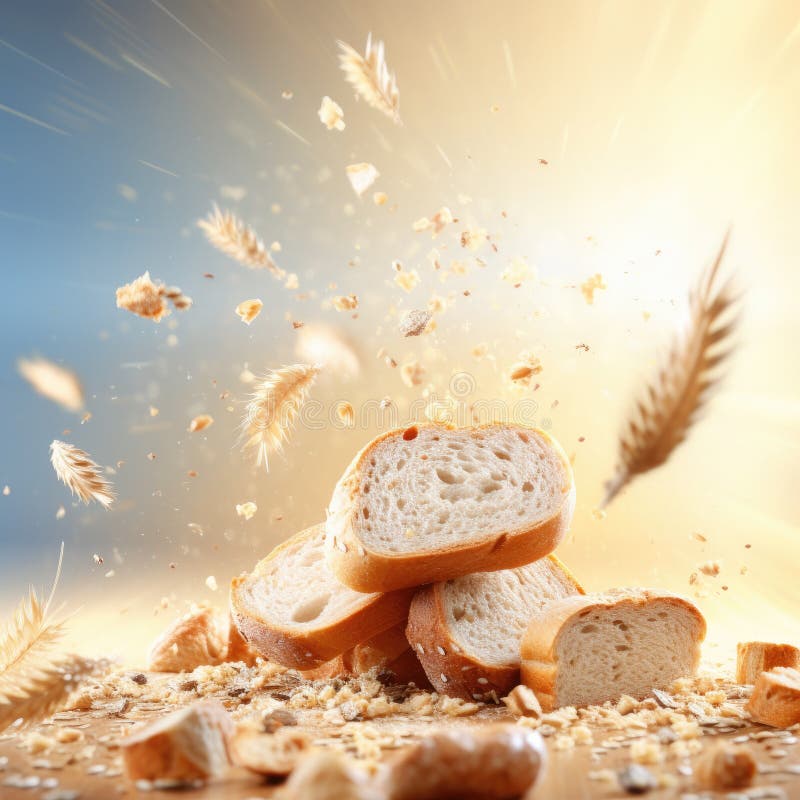 Beautiful, Healthy and Healthy Bread Stock Photo - Image of flour ...