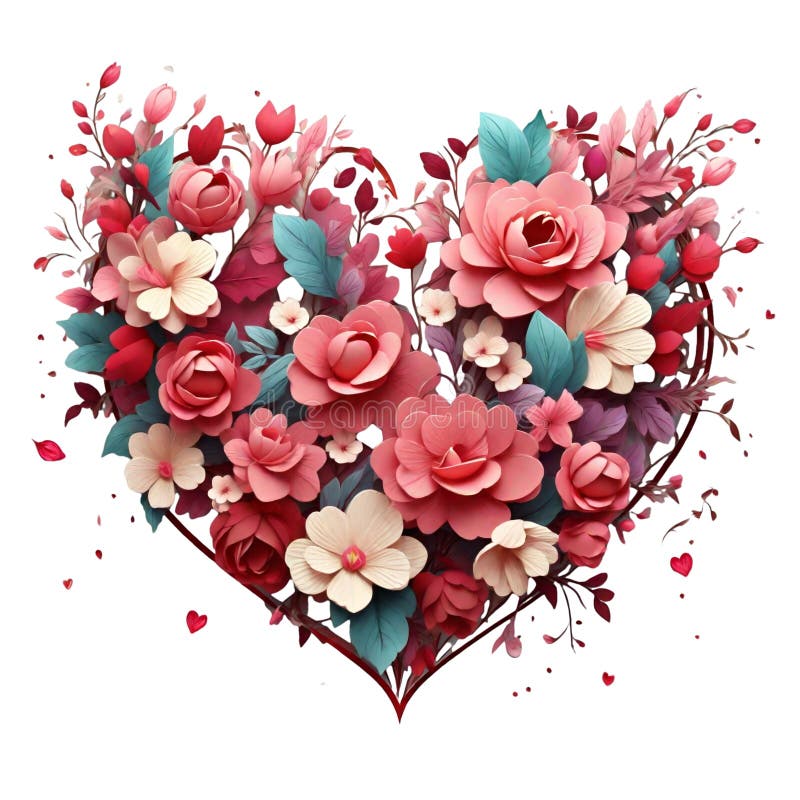 Beautiful Heart Graphics for Lovers Stock Image - Illustration of ...