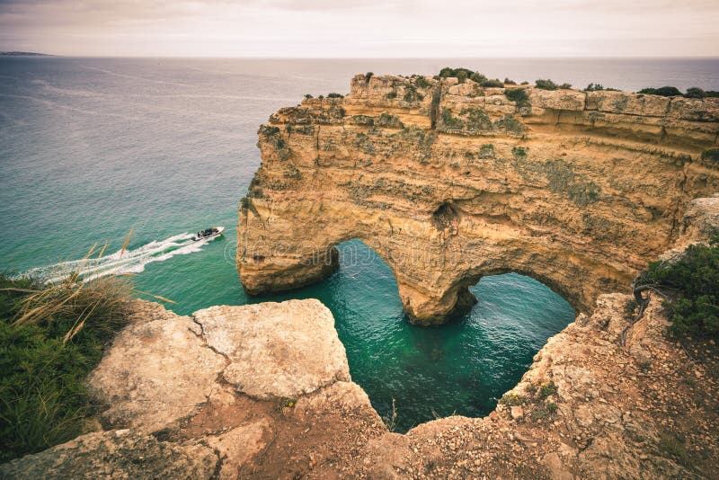 Gorgeous Heart Shaped Cliff at Sunset Stock Photo - Image of beautiful ...