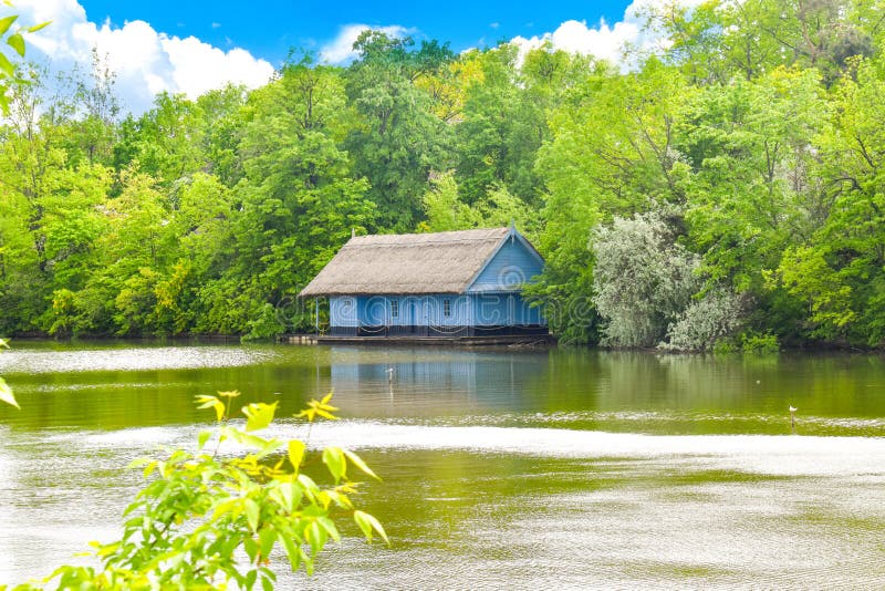 Beautiful Herastrau Park from Bucharest, Romania in a Spring Day Stock ...