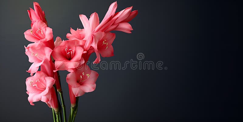 Beautiful Hibiscus Flower Macro Blank Space, Ai Generative Stock ...