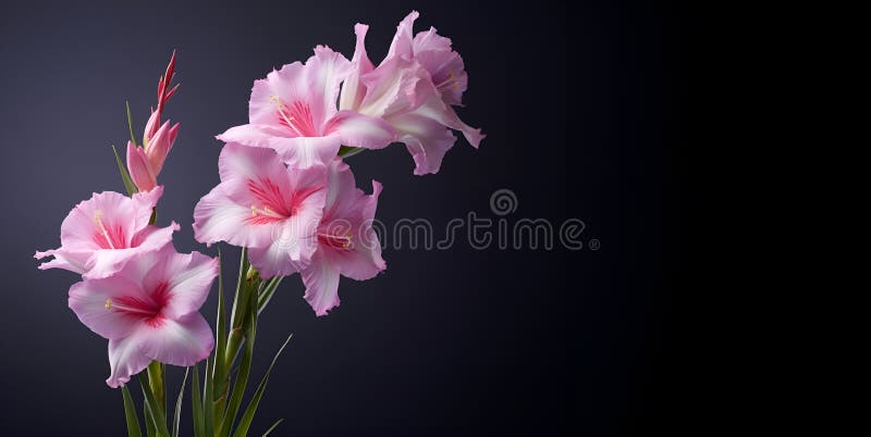 Beautiful Hibiscus Flower Macro Blank Space, Ai Generative Stock ...