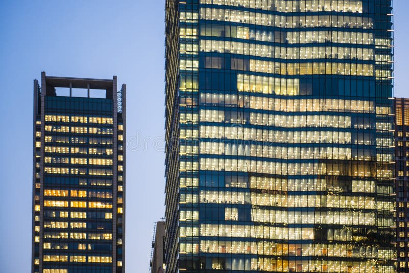 Beautiful high building at stock image. Image of february - 71745045