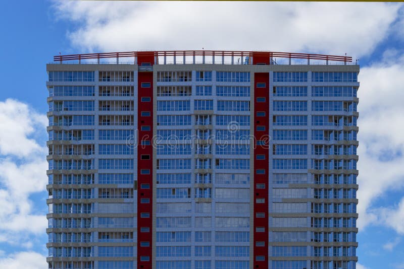 Beautiful High-rise Building in the City. Stock Image - Image of ...