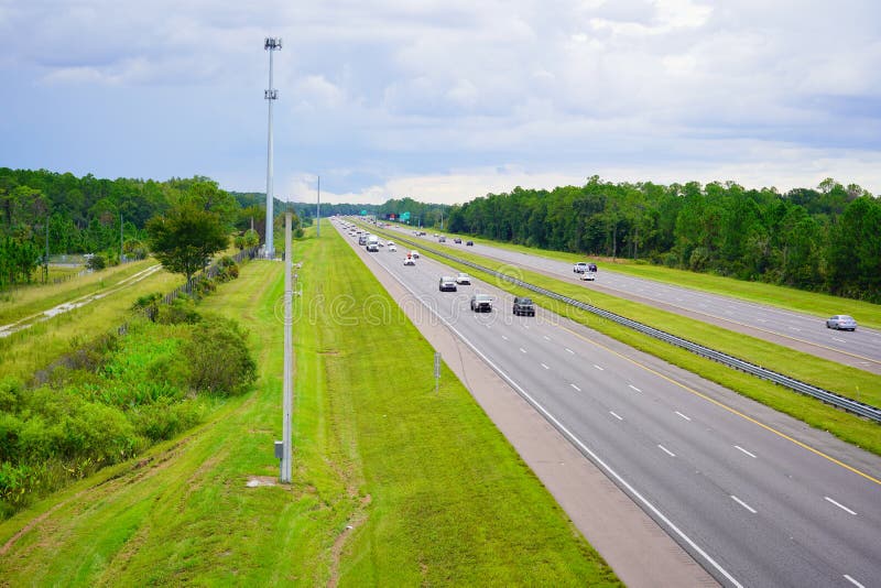 A Beautiful Highway in Florida Editorial Photography - Image of blue ...