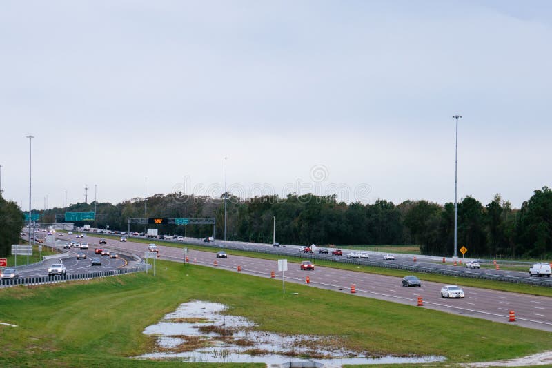 A Beautiful Highway in Florida Stock Photo - Image of bridge ...