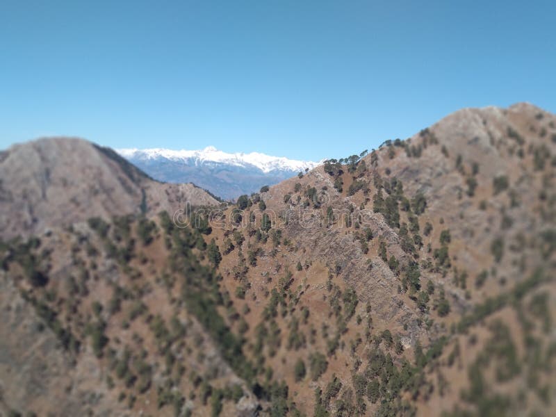 Beautiful Hill View in Kashmir in India Stock Photo - Image of ...