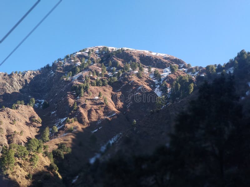 Beautiful Hill View in Kashmir in India Stock Image - Image of view ...