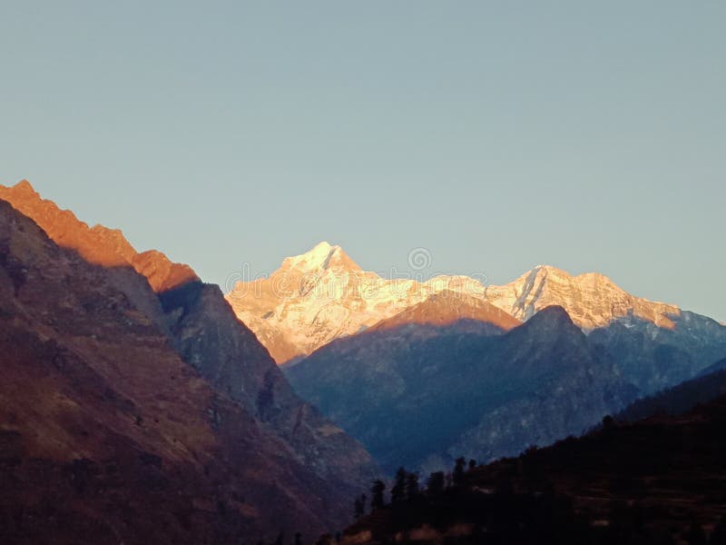 Beautiful Himalayan Hills View Stock Photo - Image of hills, himalayan ...