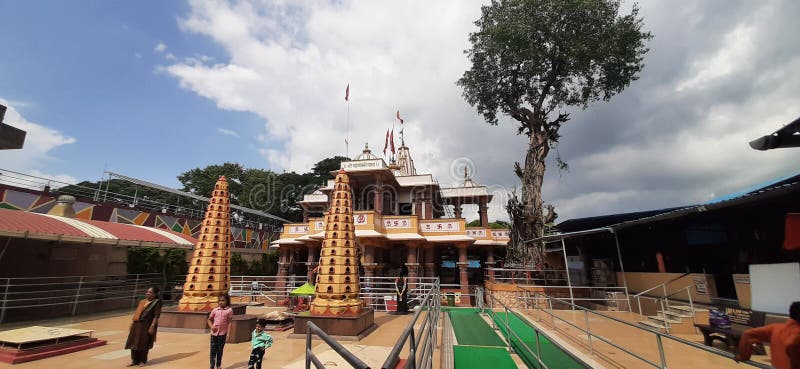 A Beautiful Hindu Temple Scenic View in India Stock Image - Image of ...
