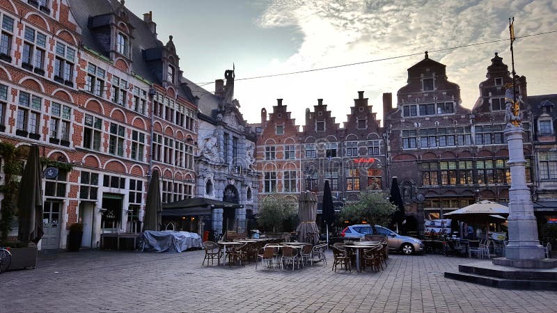 Beautiful Historic Architecture in Gent Belgium Editorial Image - Image ...