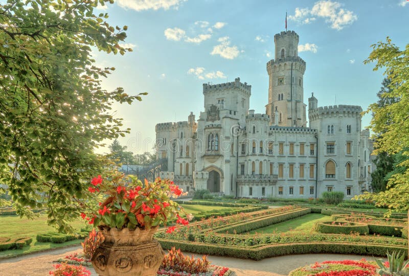 Beautiful Hluboka Castle in Czech Republic Stock Image - Image of ...