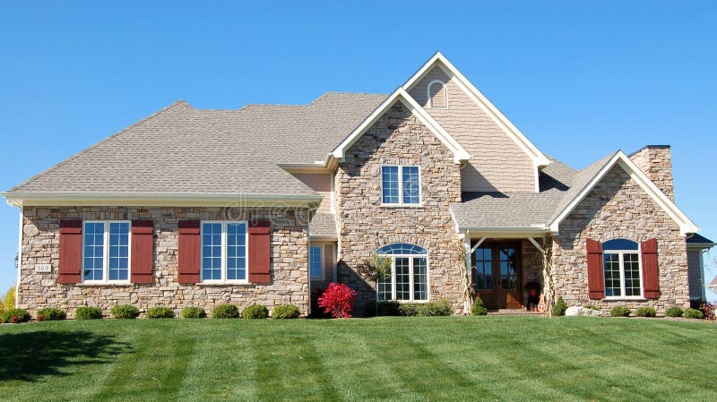 Beautiful home stock photo. Image of housing, construction - 1441400