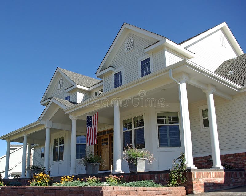 Beautiful Home stock photo. Image of beautiful, dormer - 7643866