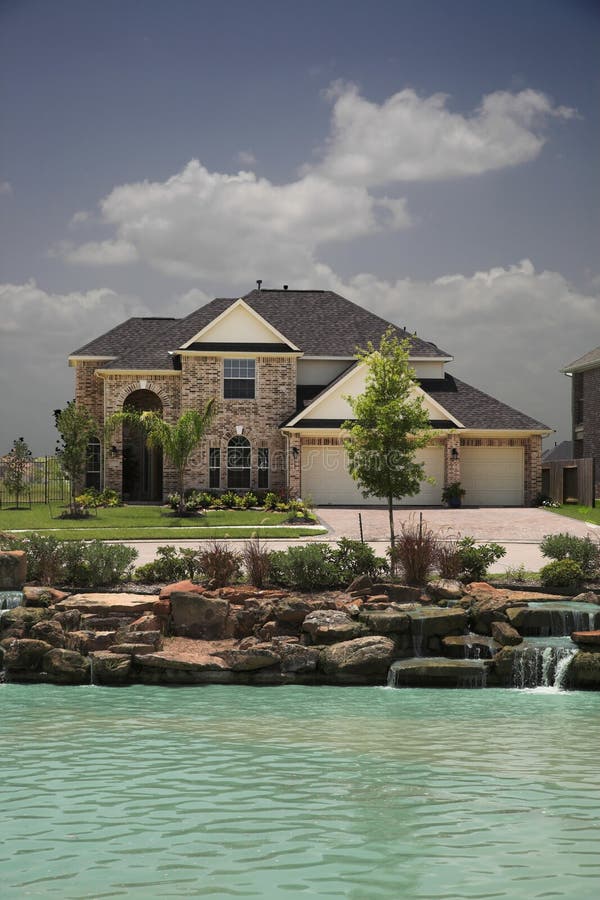 Beautiful Homes Series stock image. Image of lawn, construction - 2956115