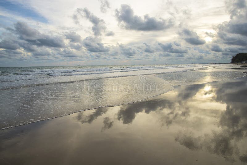 Beautiful Horizon at Sunrise Time. Stock Image - Image of dusk, blue ...