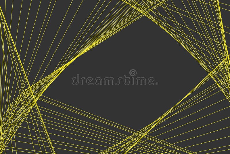Beautiful Horizontal Abstract Vector Texture of Yellow Lines and Grid ...