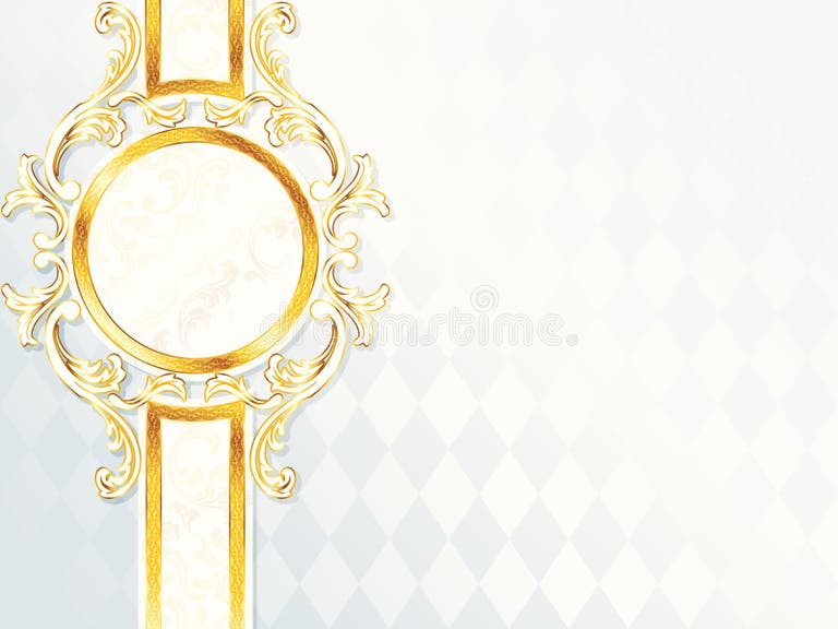 Horizontal Rococo Wedding Banner Stock Illustrations – 196 Horizontal ...