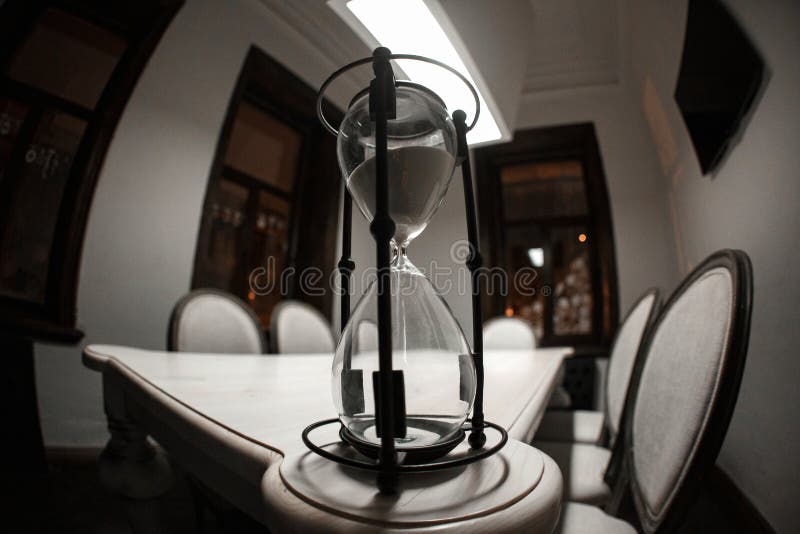 Beautiful hourglass stock photo. Image of number, flowing - 4791798