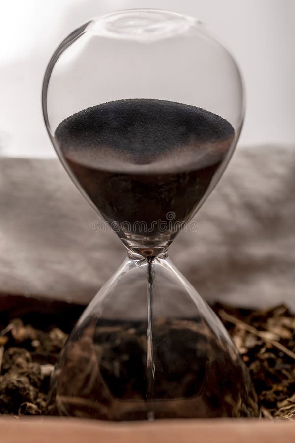 Sand Inside of Hourglass of Change Year from 2023 To 2024 for Countdown ...