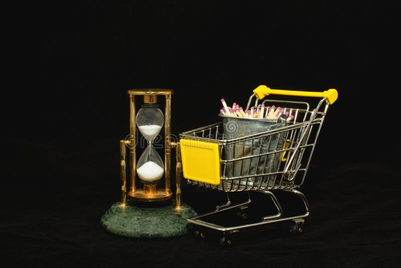 A Beautiful Hourglass in Turquoise Marble in a Beautiful Photo Studio ...