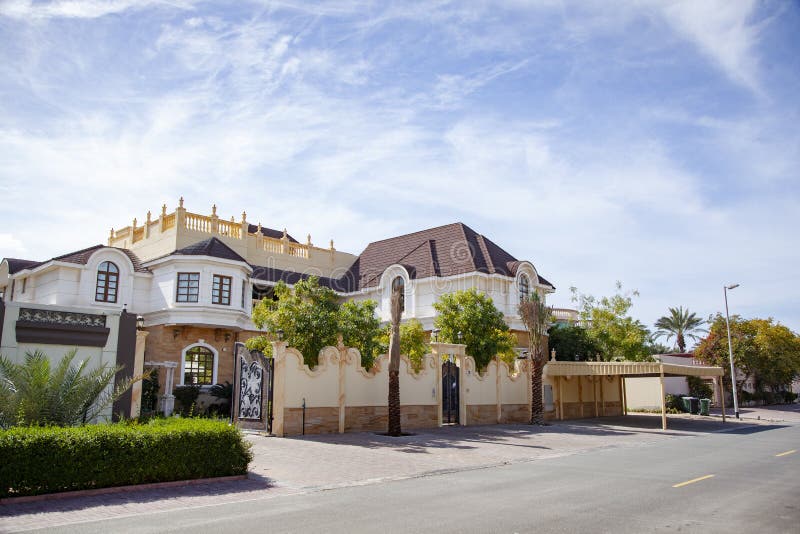 The Beautiful House in Dubai Editorial Stock Photo - Image of modern ...
