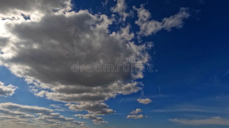 Beautiful Huge Clouds in the Blue Sky Bg - Photo of Nature Stock Photo ...