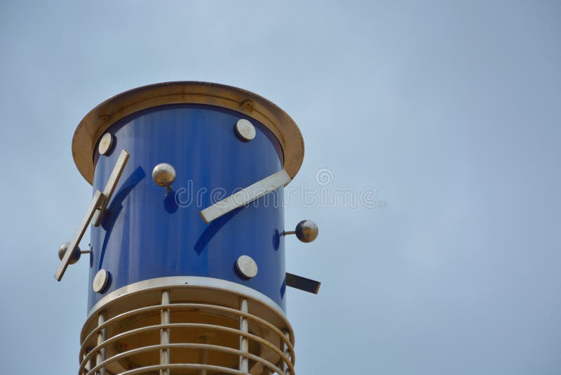 Beautiful Huge Modern Clock Stock Image - Image of keeping, clock: 76676845