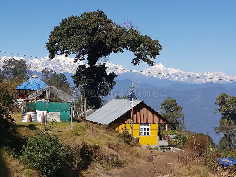 Beautiful hut at hill stock photo. Image of nice, hill - 175889928