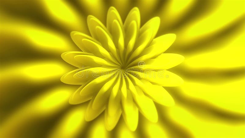 Beautiful Hypnotic Flower Pattern. Motion. Beautifully Rotating Flower ...