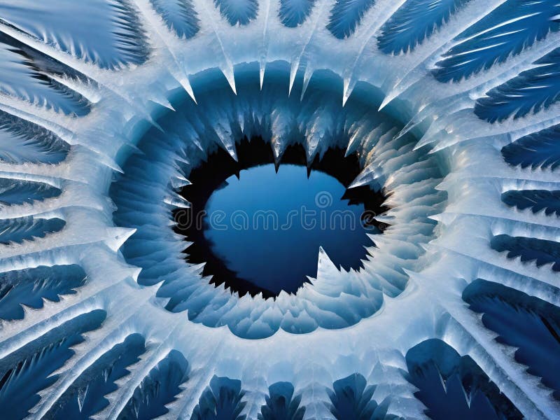 Beautiful ice on the lake stock illustration. Illustration of wallpaper ...