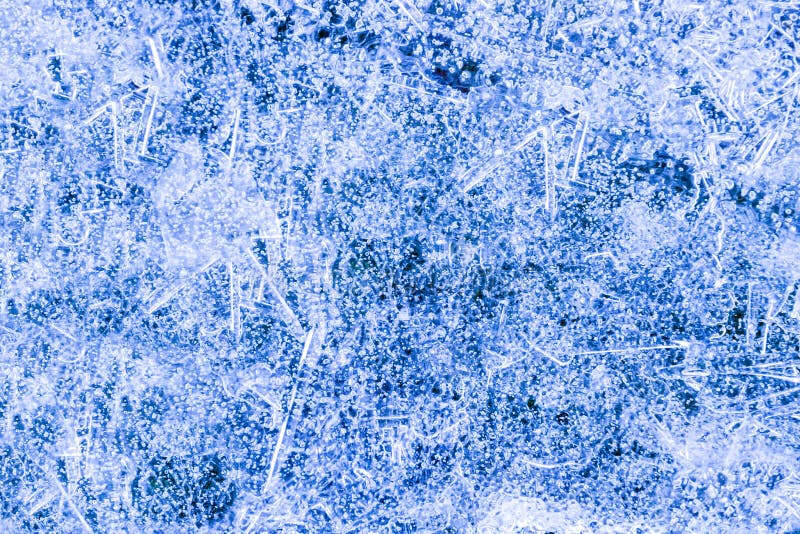 Beautiful Ice Texture in Blue Color Stock Image - Image of cool, frozen ...