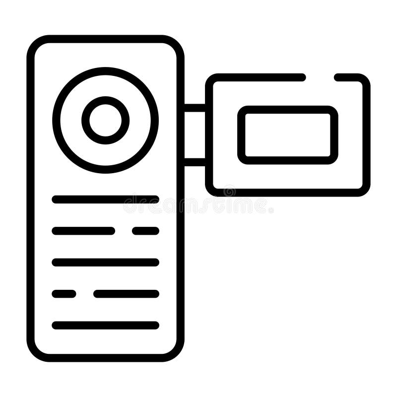 Beautiful Icon of Handycam, Camcorder Vector for Premium Use Stock ...