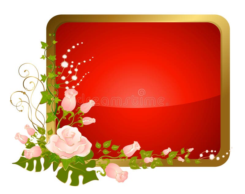 Beautiful icon from roses stock vector. Illustration of icon - 17088515